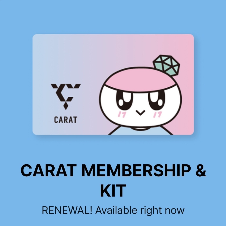 Jual [PRE ORDER] SEVENTEEN SVT OFFICIAL CARAT MEMBRSHIP & KIT | Shopee ...