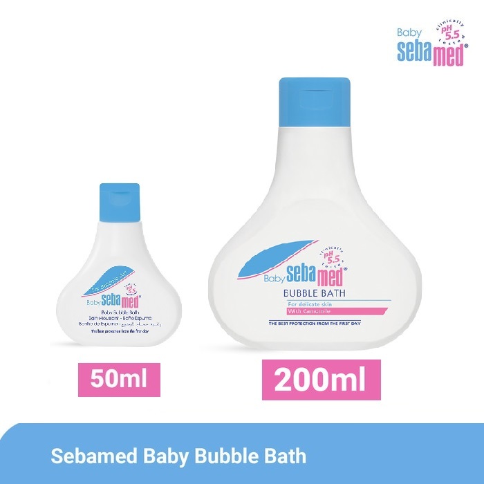 Jual TOKUSHOP SEBAMED Baby Bubble Bath 200 ml 50ml - Sabun Mandi Bayi ...