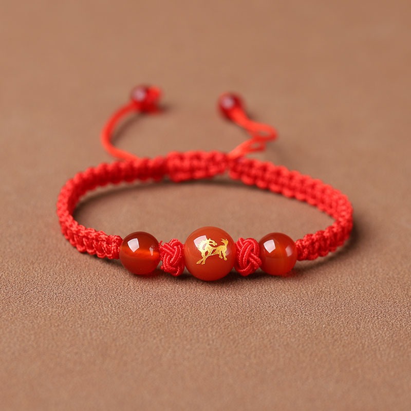 Jual Gelang Tali Merah Shio / Gelang Rajut Zodiak Cina Tali Merah ...