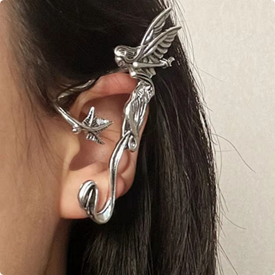Jual Anting Elf Tanpa Tindik Gaya Punk Anting PEri Punk Fairy Ear Cuff ...