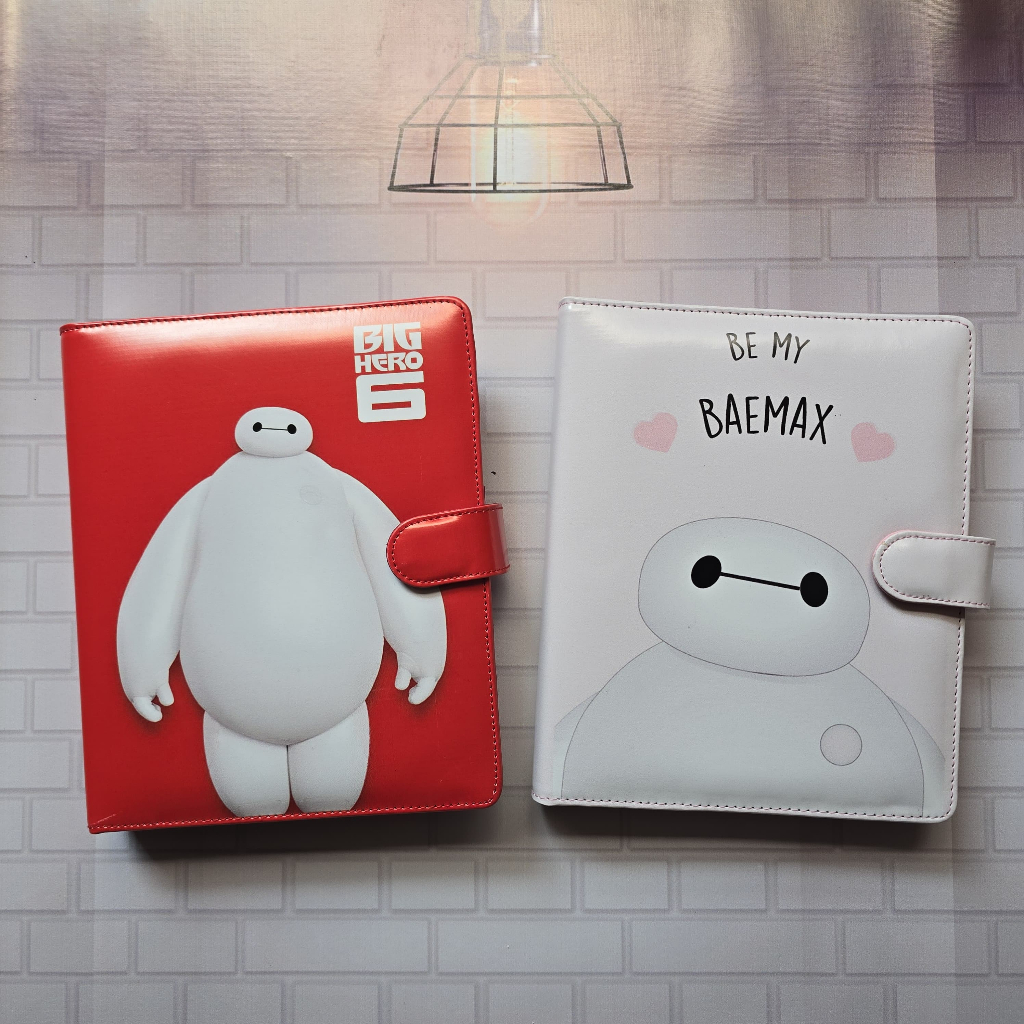 Jual Binder Motif Baemax Ukuran A5 20ring Dan B5 26ring Bahan Kulit ...