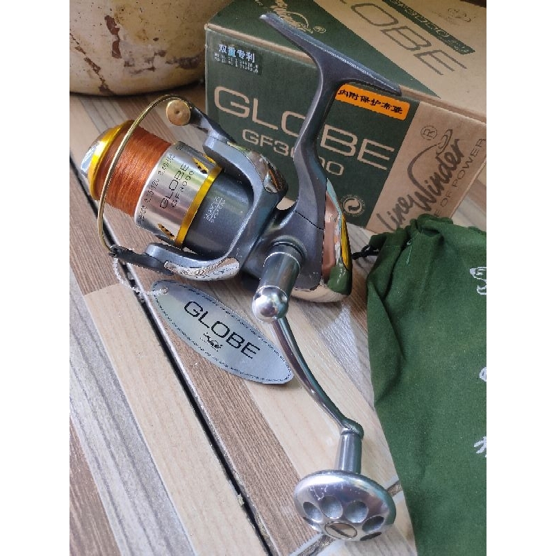Jual reel rell pancing mancing globe line winder Gf 3000 galatama laut ...