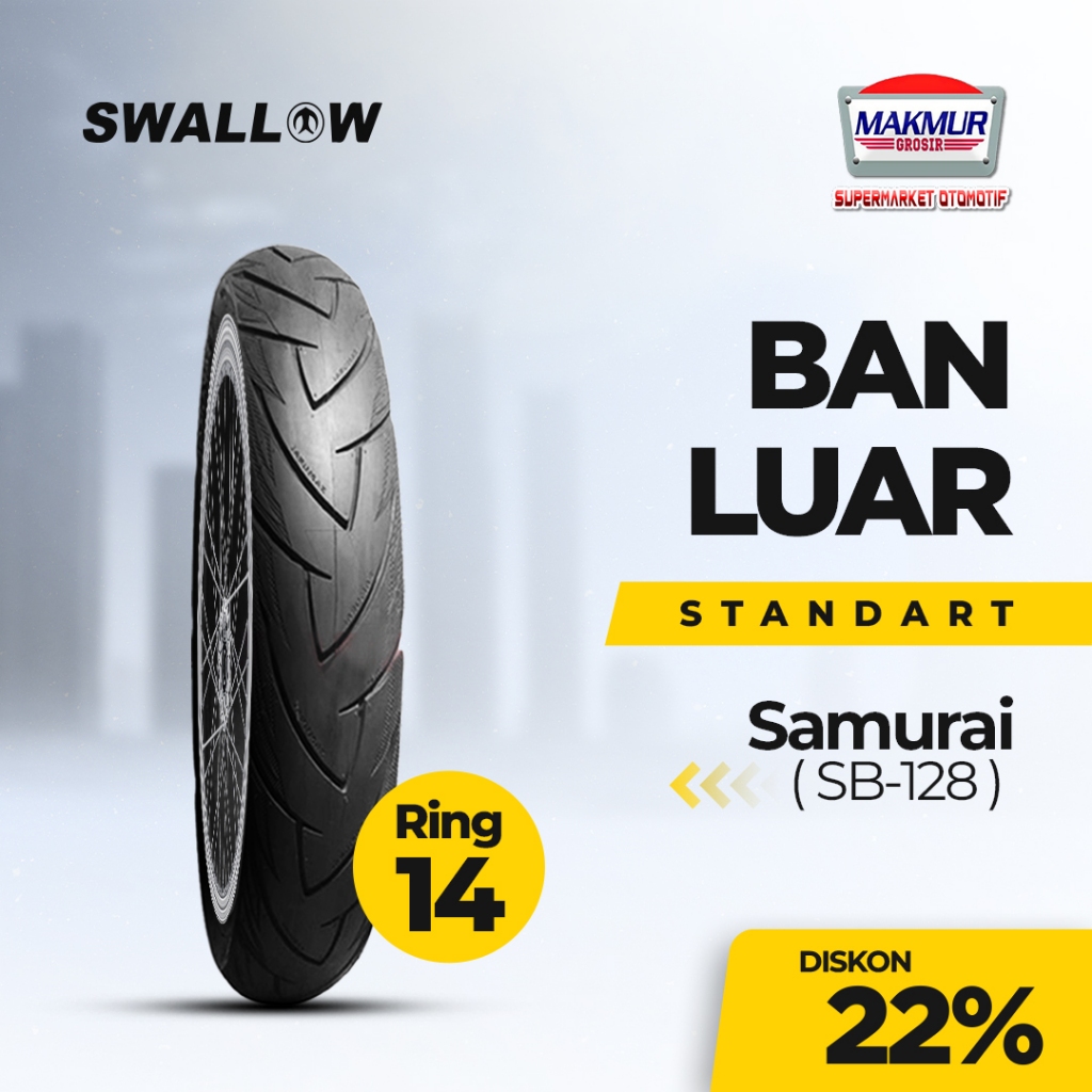 Jual Ban STANDAR Ring 14" Swallow SAMURAI | Shopee Indonesia