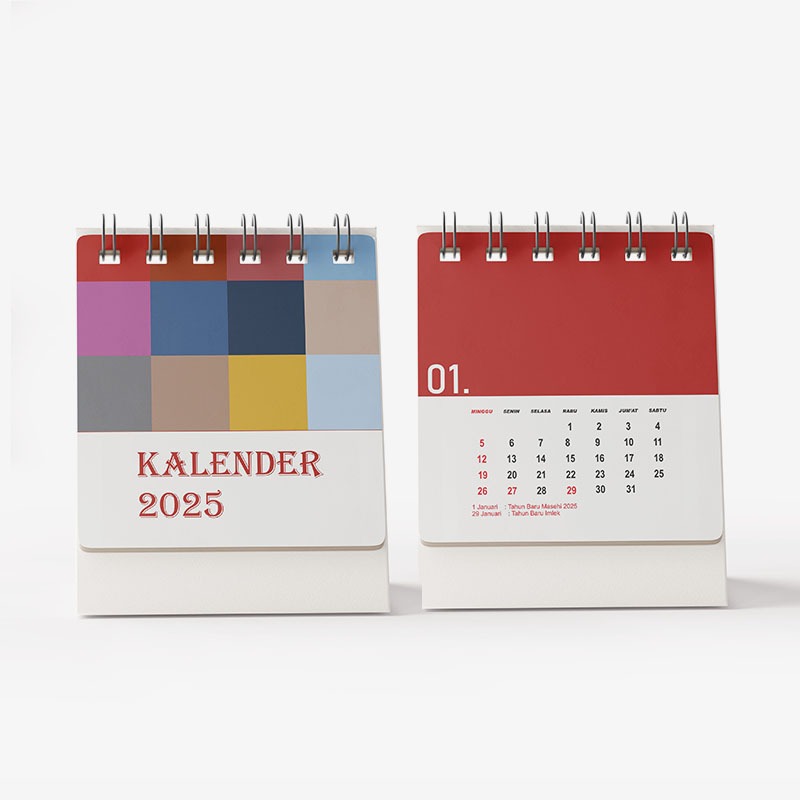 Jual KALENDER MEJA 2026 AESTHETIC DESAIN PANTONE | Shopee Indonesia