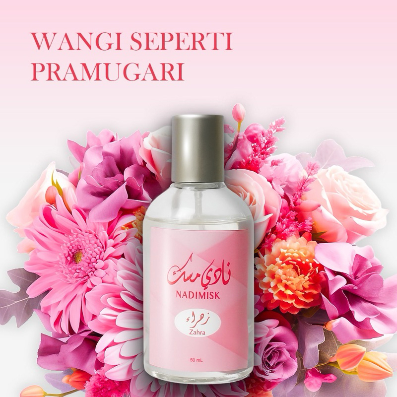 Jual NadiMisk ZAHRA Parfum Wanita Perfume Cewek Tahan Lama 24 Jam ...