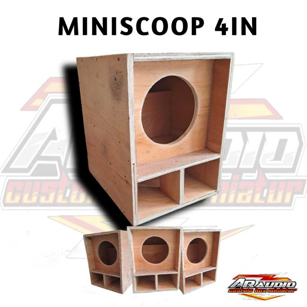Jual BOX MINISCOOP SPEAKER 4 IN MINIATUR SOUND SISTEM BAHAN SUPER TEBAL ...