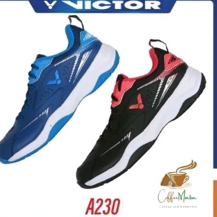 Jual Sepatu Badminton Victor A230 FM (Blue White) | Shopee Indonesia