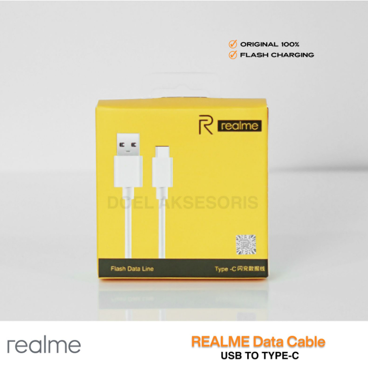 Jual [ GARANSI 1 TAHUN ] Kabel Data Type C REALME 8A Fast Charging ...