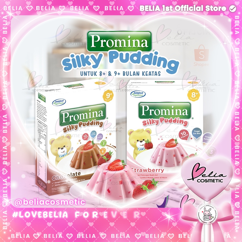 Jual BELIA PROMINA Silky Pudding 100g Chocolate | Strawberry | Puding ...