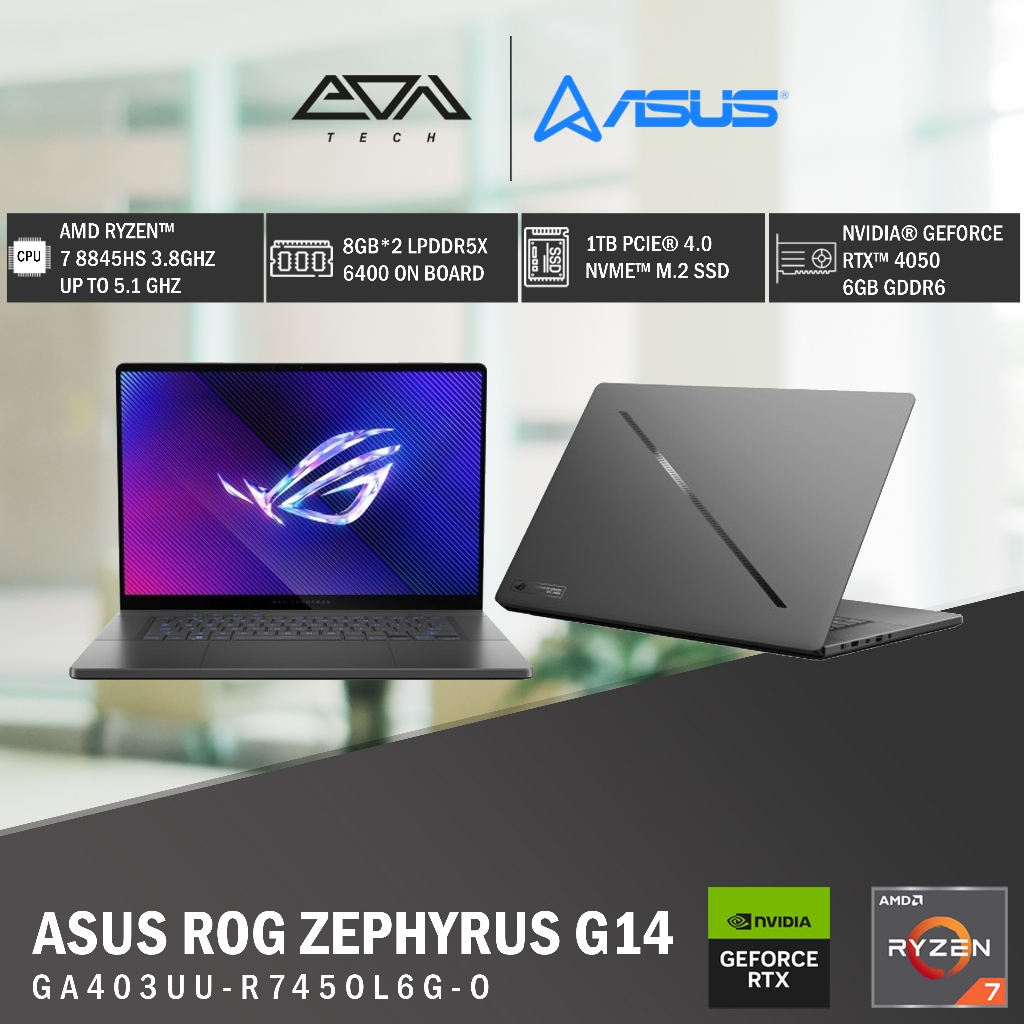 Jual Laptop Asus ROG Zephyrus G14 GA403UU R745OL6G O Ryzen 7 8845HS ...