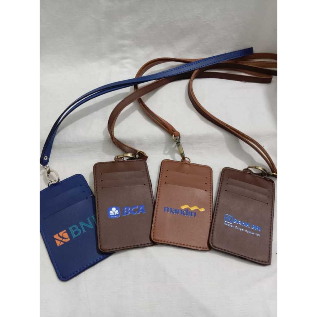 Jual Id Card Holder Kulit Name Tag Holder BRI BCA MANDIRI BNI TERBARU ...