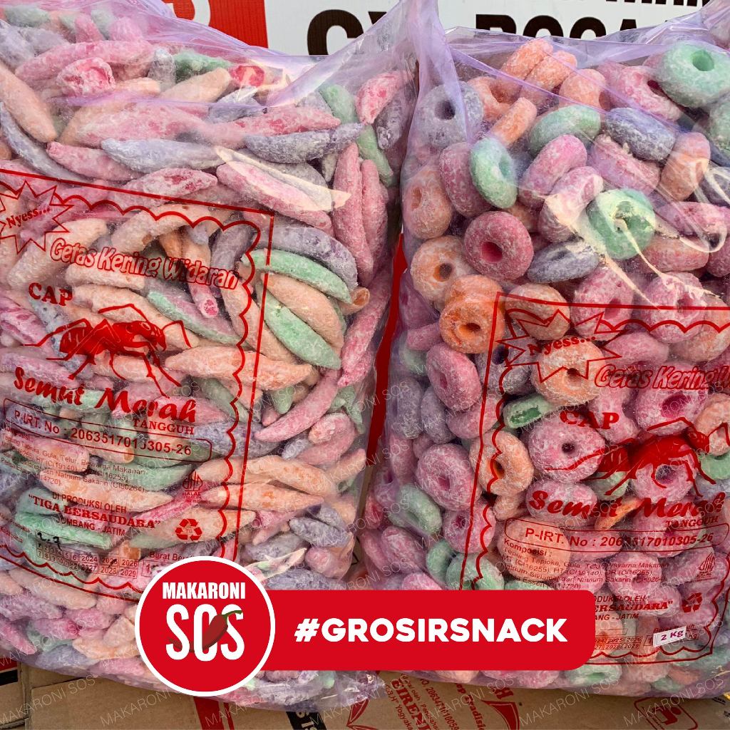 Jual Getas Manis 1KG Donat Lonjong Warna Warni | Shopee Indonesia