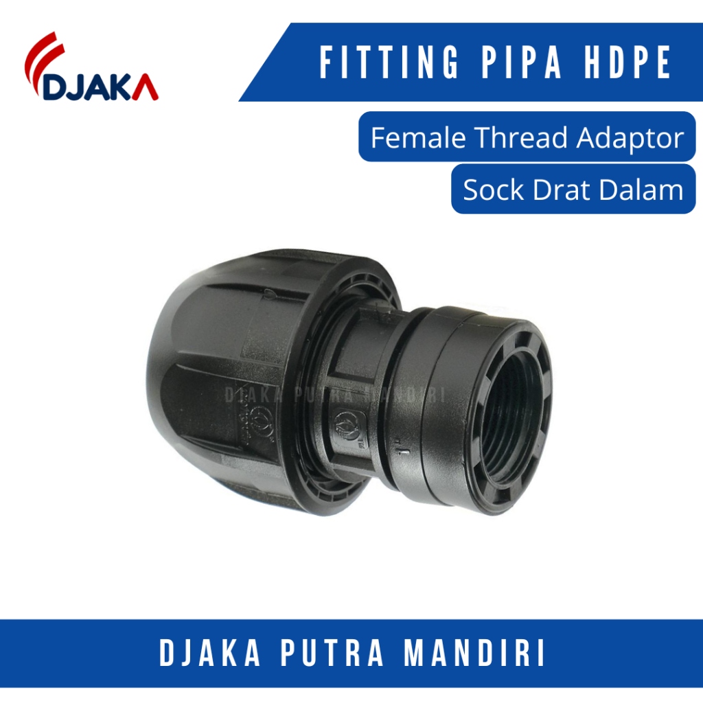 Jual Sock drat dalam / female thread adaptor hdpe 1/2 inchi | Shopee ...