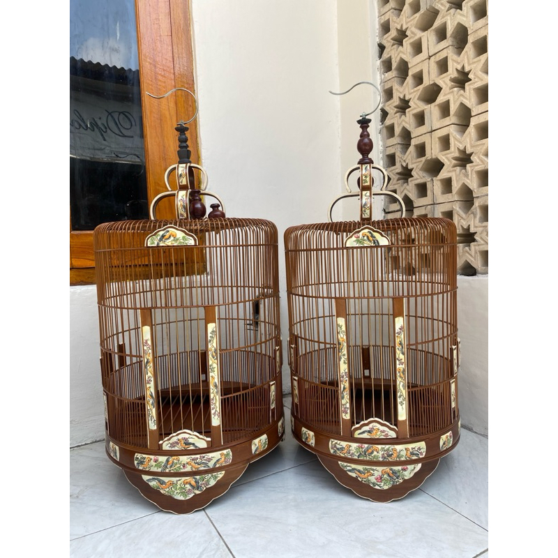 Jual Sangkar Wambi dan Anis 1 set ukuran D38 dan D40 packing kyua ...