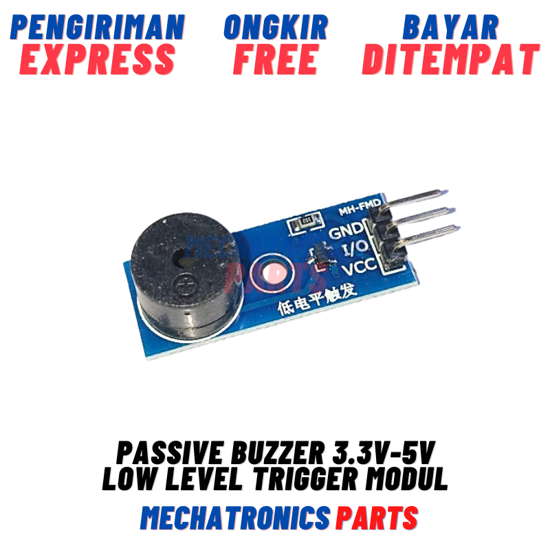 Jual Passive Buzzer 3.3V-5V Low Level Trigger Modul Alarm Board ...