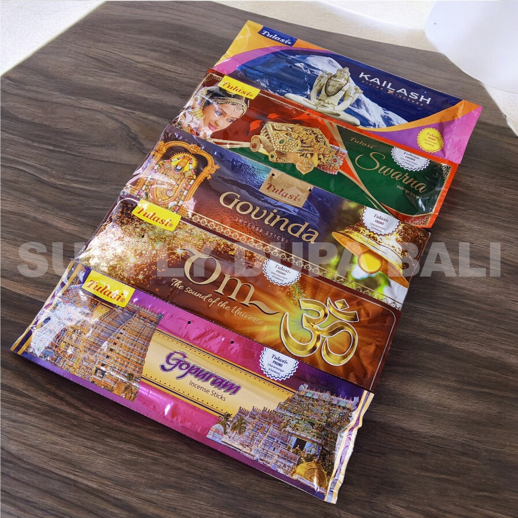 Jual Hio/Buhur/Dupa Impor India Tulasi Incense Sticks Isi 35 Stik Dupa ...