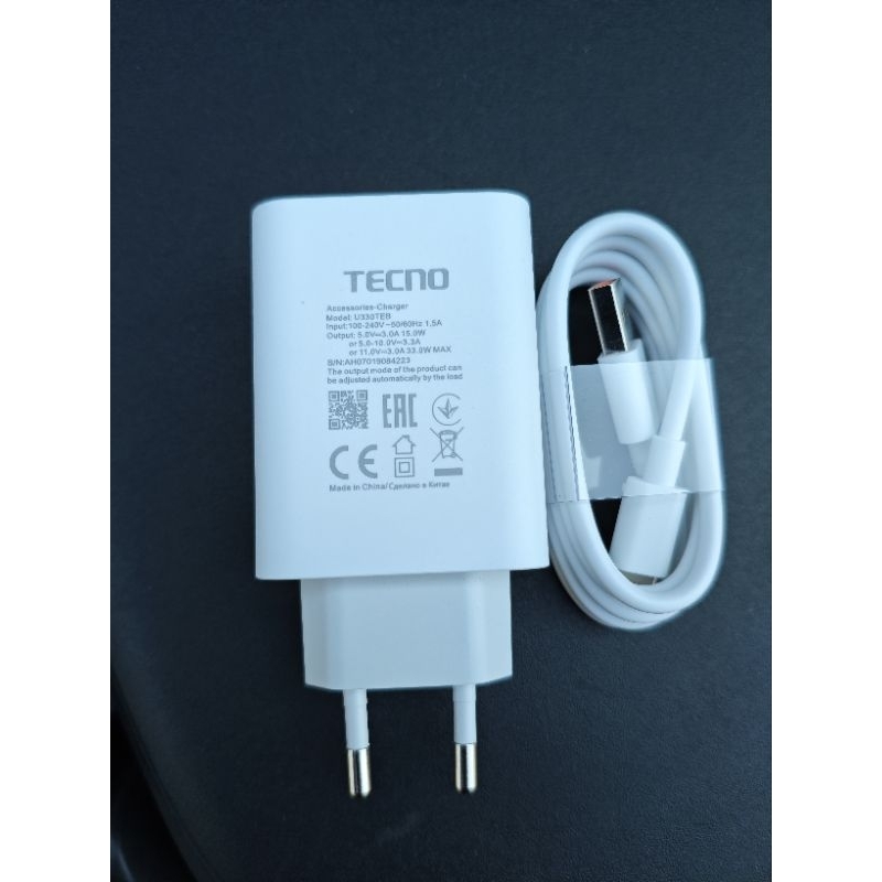 Jual charger Tekno spark 20 pro 33 watt | Shopee Indonesia