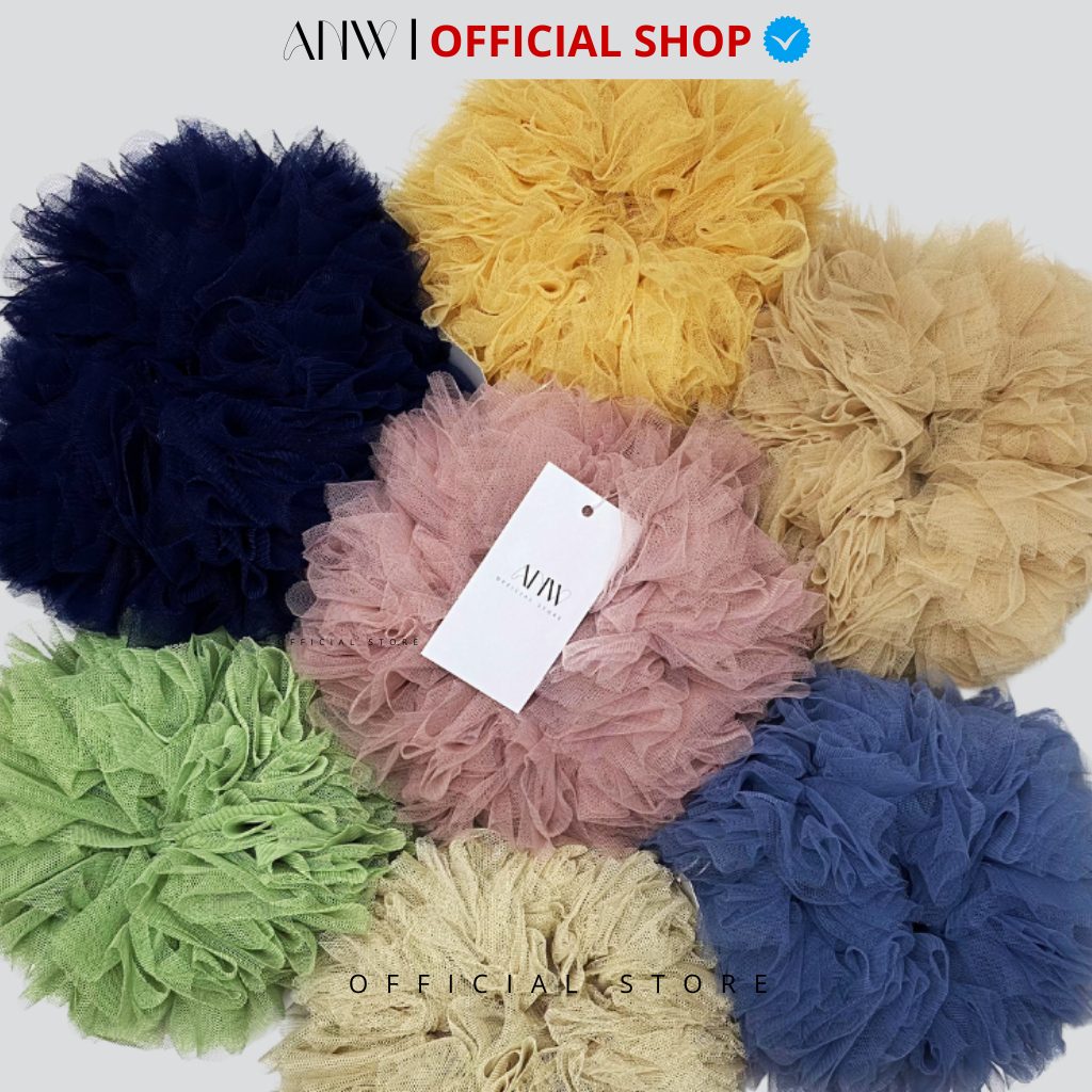 Jual 𝐀𝐍𝐖 - Scrunchie Tile Jumbo Cepol Hijab Premium - Ikat Rambut Anti ...