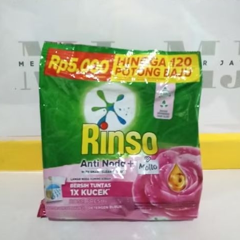 Jual Rinso 5000 195gr detergen bubuk murah | Shopee Indonesia