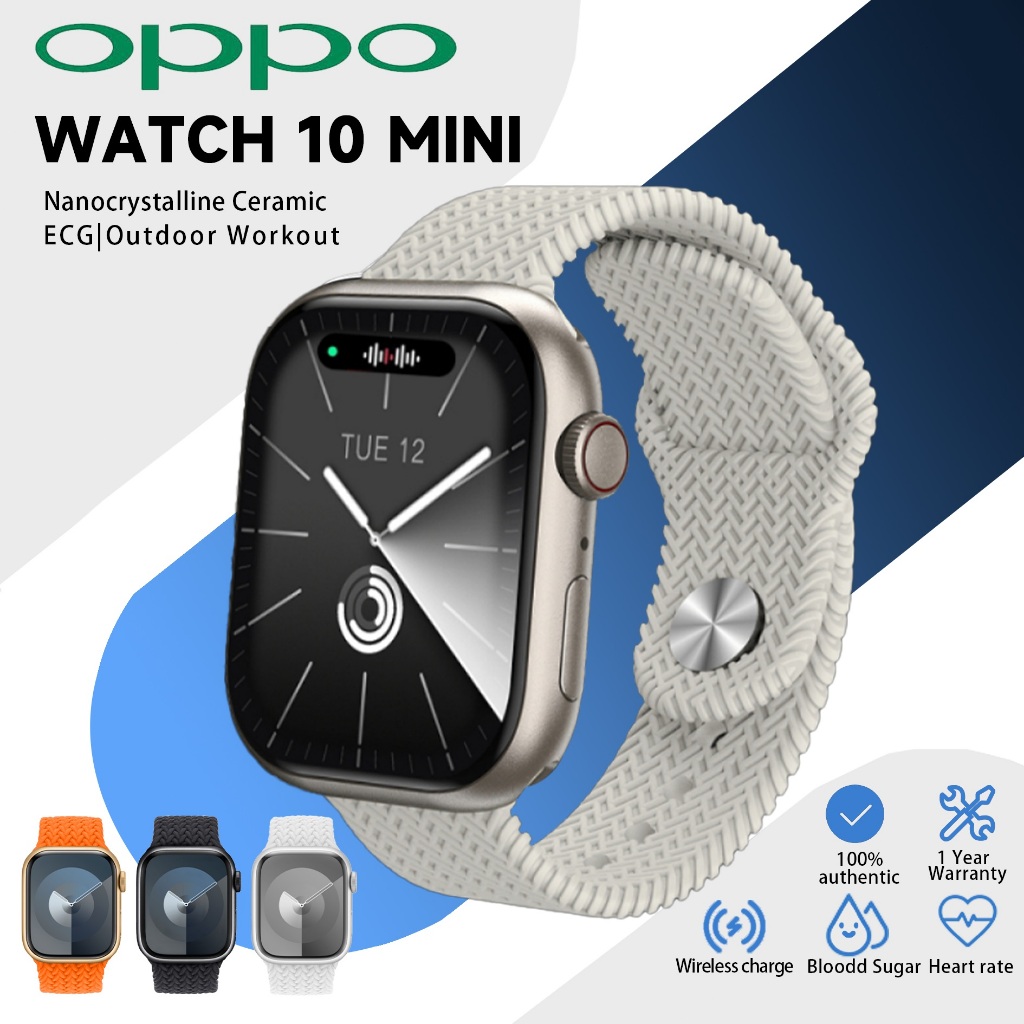 Jual [COD] OPPO Original Watch ACE-10 Mini Sports SmartWatch 1.83 inch ...
