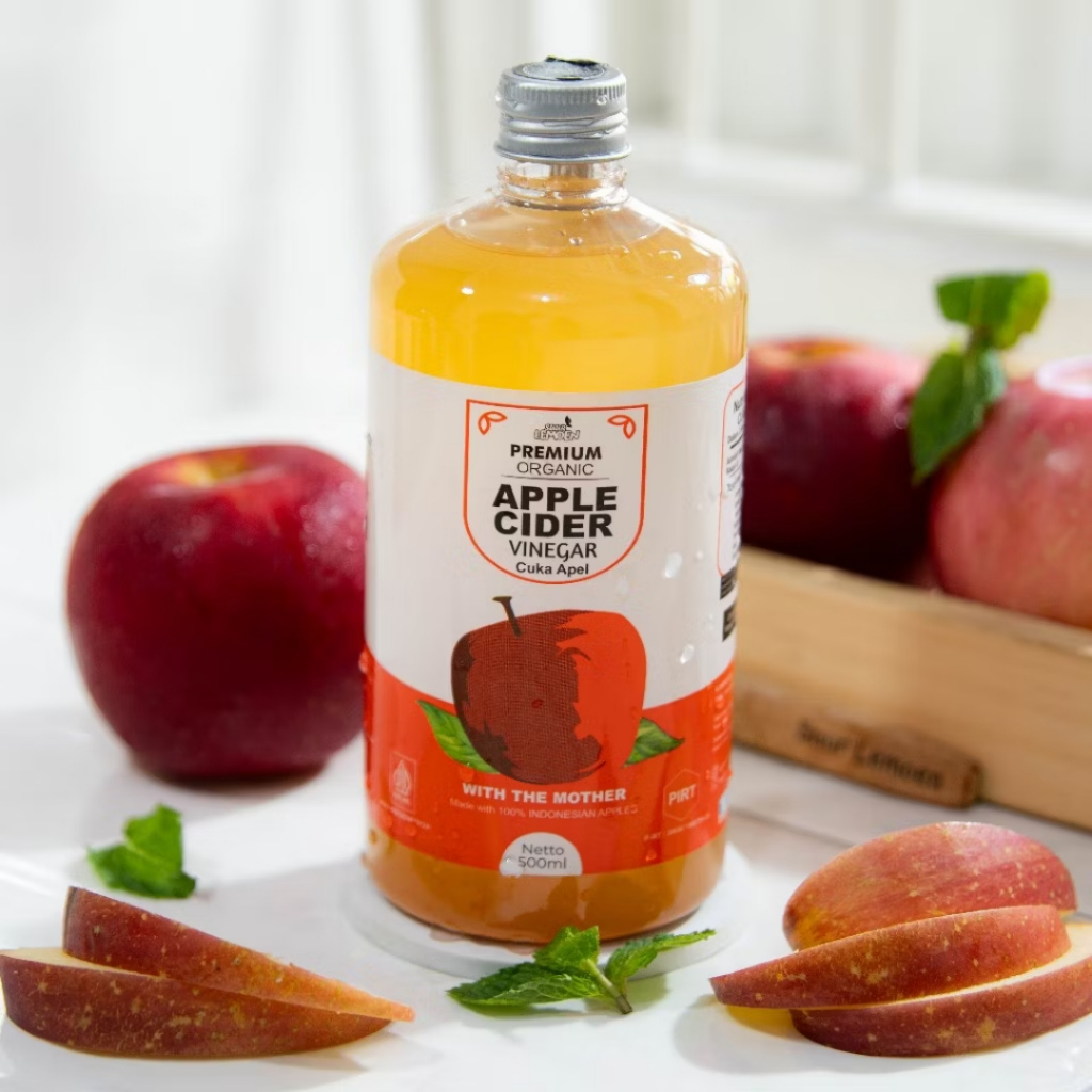 Jual APPLE CIDER Vinegar Suur Lemon Cuka Apel Premium Organik | Shopee ...