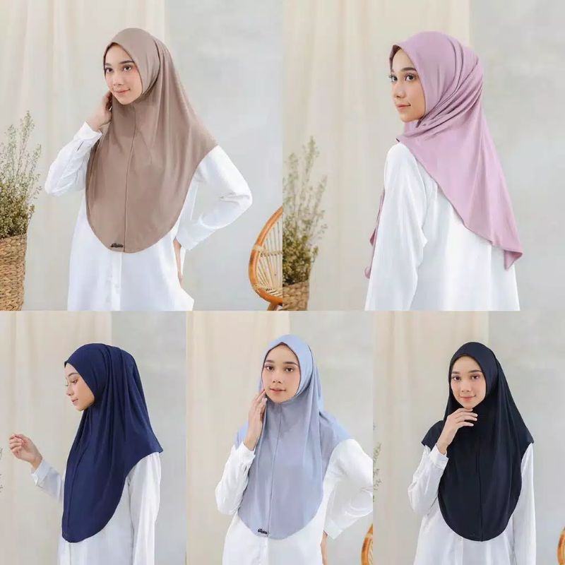 Jual Jilbab Bergo Hamidah Non Pet Daily | Shopee Indonesia