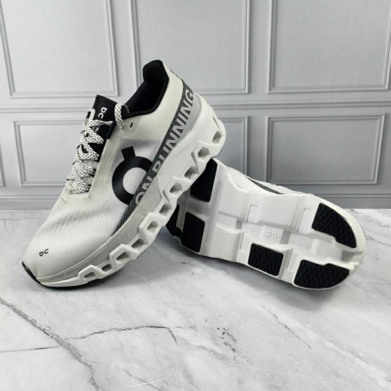 Jual Sepatu Running On Cloud Monster 2 full white grey Perfect Kick 1:1 ...