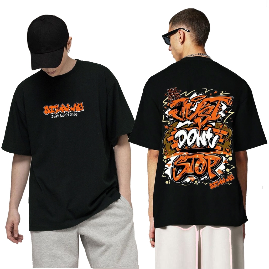 Jual Baju Kaos Distro Pria Terbaru Keren Motif Gambar Grafity Tulisan Kata Kata Couple Unisex ...