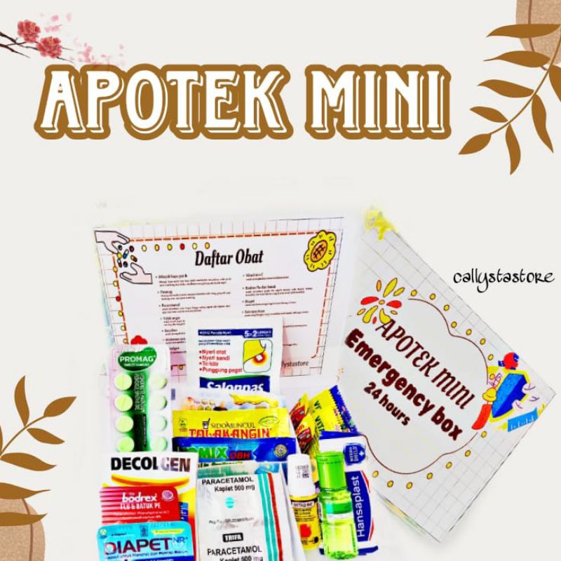 Jual (READY STOCK) apotek mini | kado apotek mini | gift untuk pasangan ...