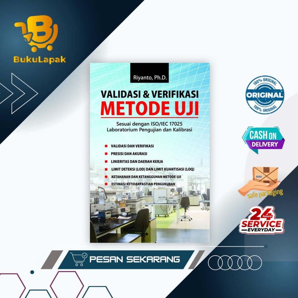 Jual Buku Kimia : Validasi & Verifikasi Metode Uji: Sesuai dengan ISO/IEC 17025 Lab - Deepublish ...