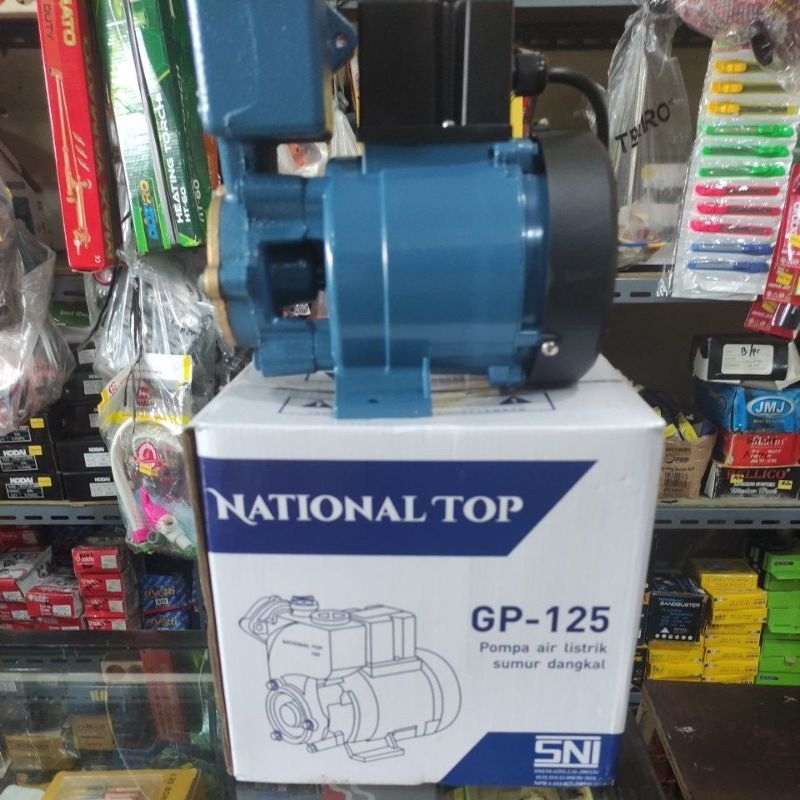 Jual mesin pompa air NATIONAL TOP 125watt / pompa nasional TOP 125watt ...
