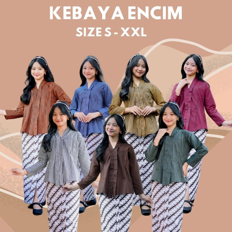 Jual BAJU ADAT JAWA ANAK PEREMPUAN KATUN HALUS KEBAYA KARTINI LURIK ...