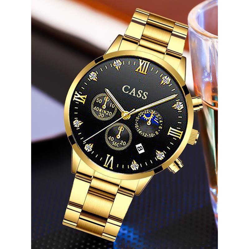 Jual Jam Tangan Pria Anti Air Cass New Swiss Automatic Movement Watch ...