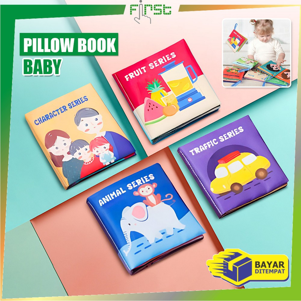 Jual FH-M349 Soft Book Buku Bantal Bayi Animal Series Berbahasa Inggris ...