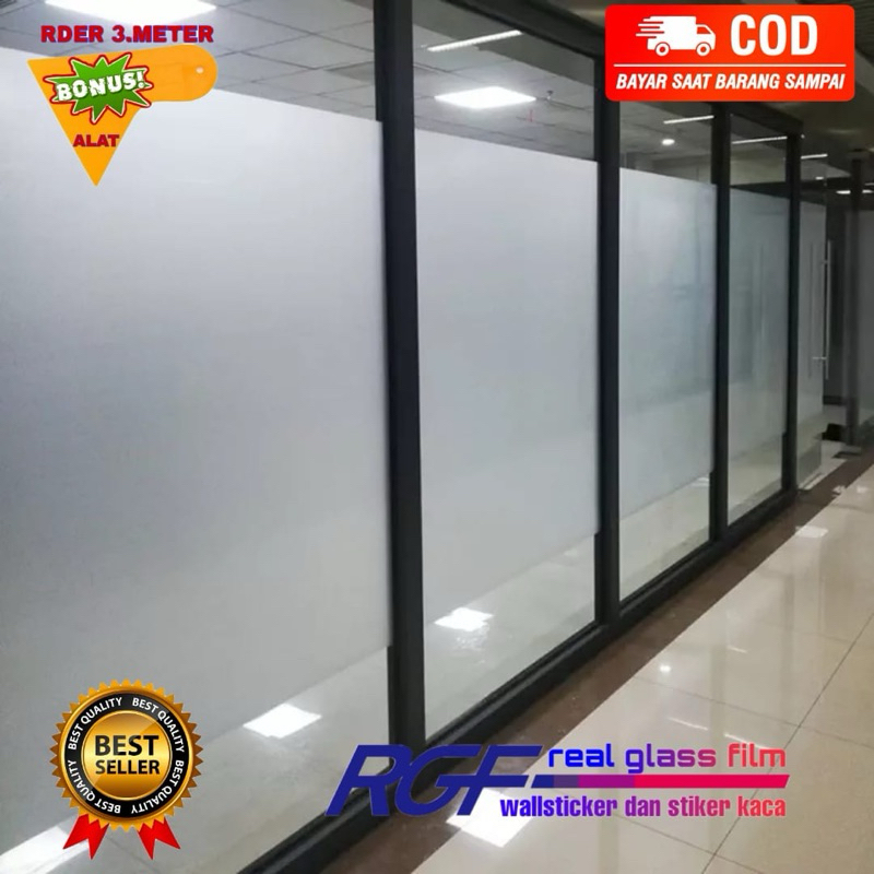 Jual Sticker Kaca Sunblast Polos Buram Untuk Pintu Jendela Kaca Rumah ...