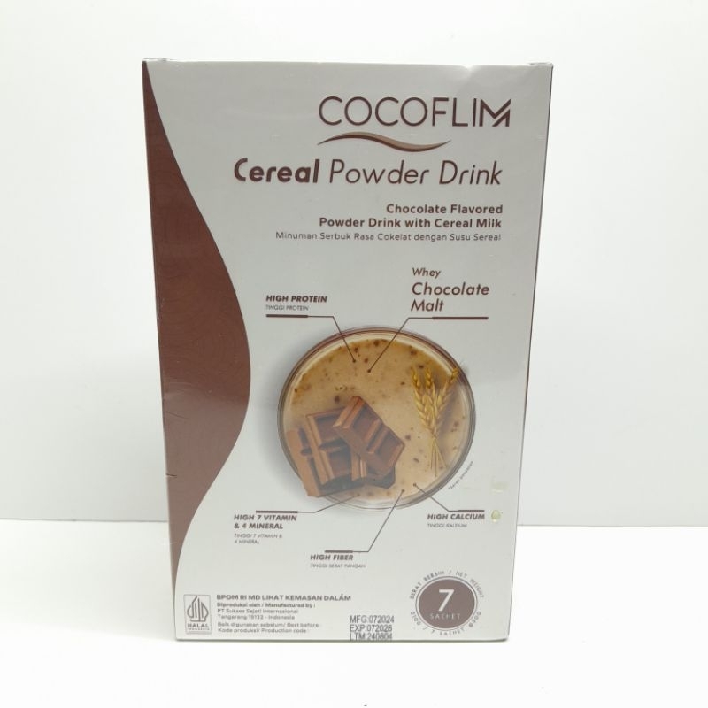 Jual Cocoflim cereal powder drink minuman serbuk rasa coklat dengan ...