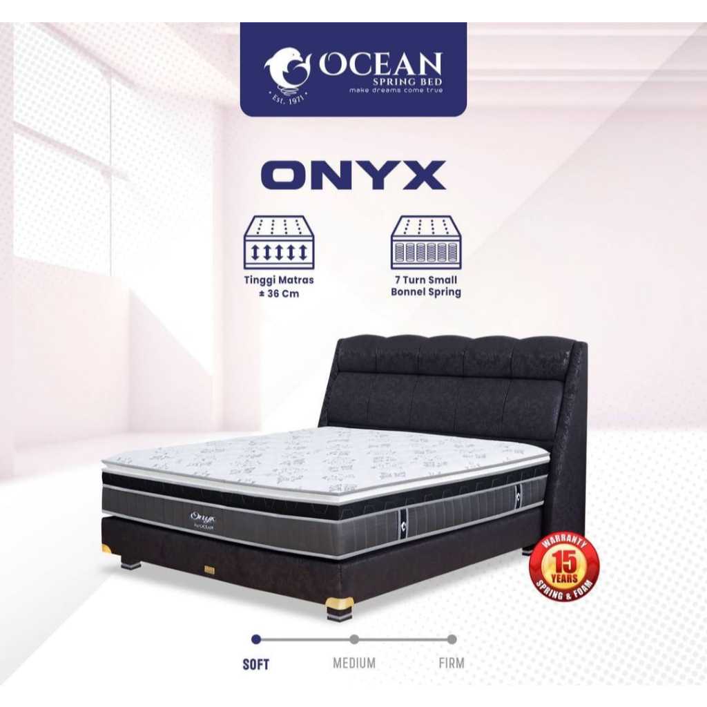 Jual OCEAN TYPE ONYX / KASUR SPRING BED OCEAN ONYX PILLOW TOP | Shopee Indonesia
