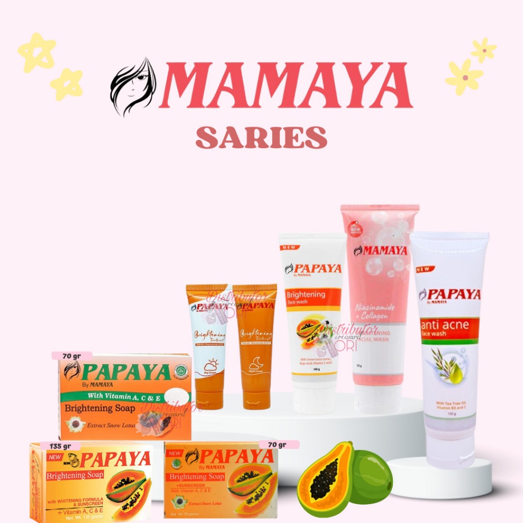 Jual MAMAYA Skincare Wajah / Sabun Mamaya / Face Wash / Brightening ...