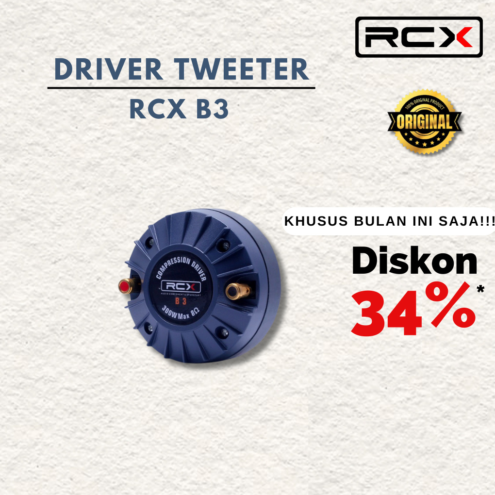 Jual RCX B3 Driver Tweeter Twitter | Shopee Indonesia