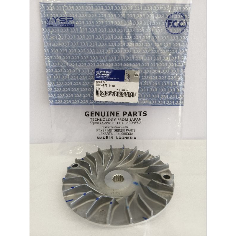 Jual Kipas CVT / Face Drive N-Max 155 (2DP) YSP ORIGINAL | Shopee Indonesia