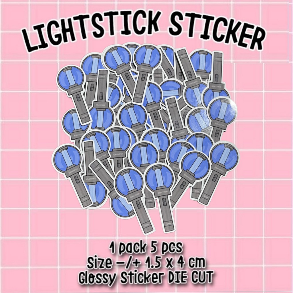 Jual Stiker Enhypen Lightstick Sticker 1 set 5 pcs | Shopee Indonesia