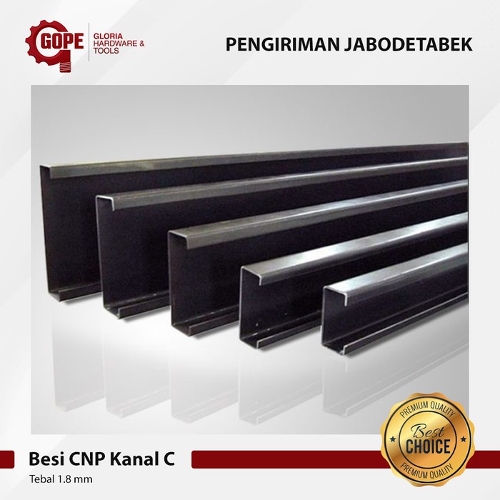 Jual Cnp Besi Kanal C Tebal 1.8 mm | Shopee Indonesia