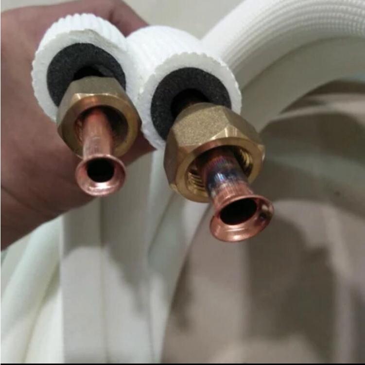 Jual Pipa AC selang AC HODA LUXURY 7meter sudah diflaring + baut nepel ...