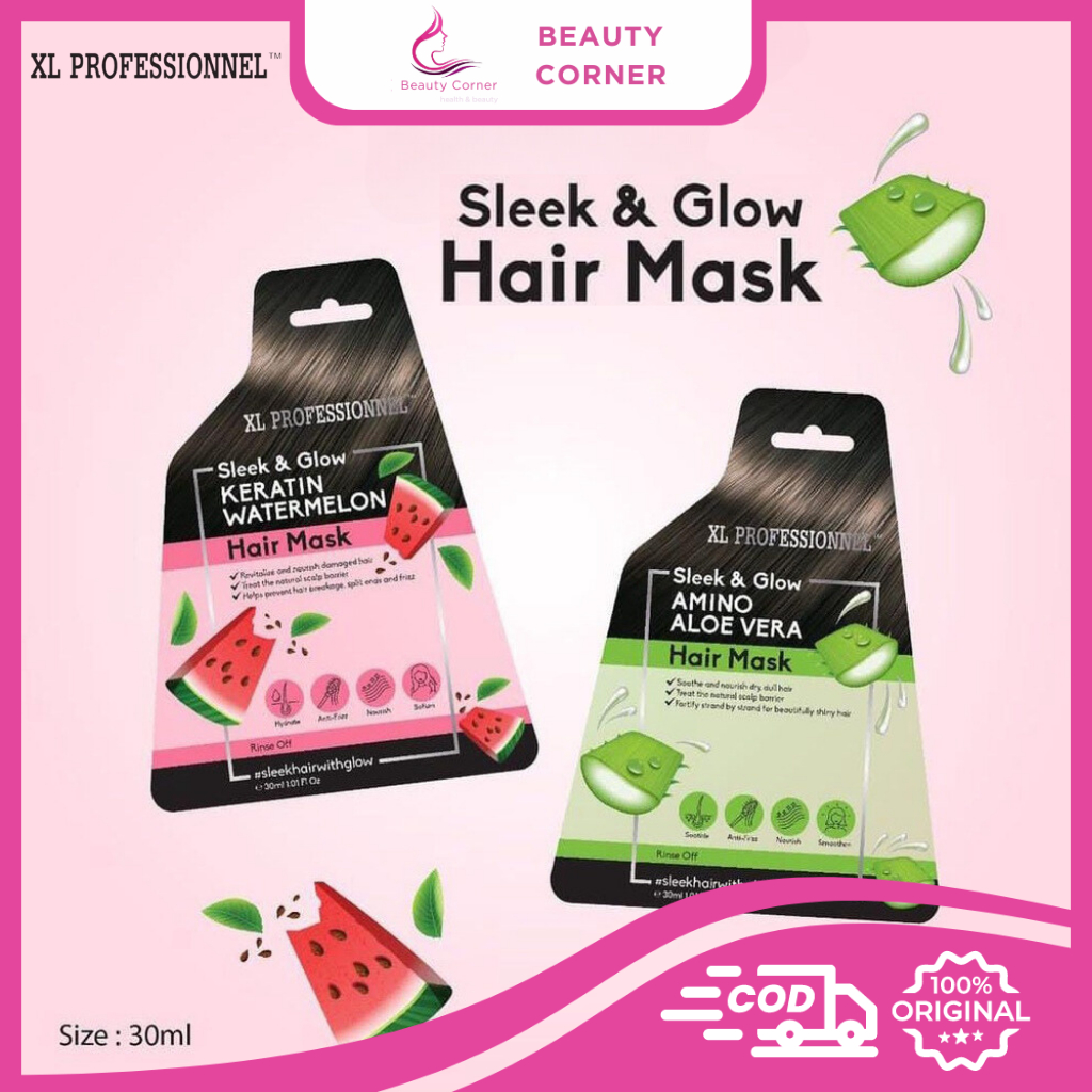 Jual XL Professionnel Sleek & Glow Hair Mask - 30ml | Shopee Indonesia