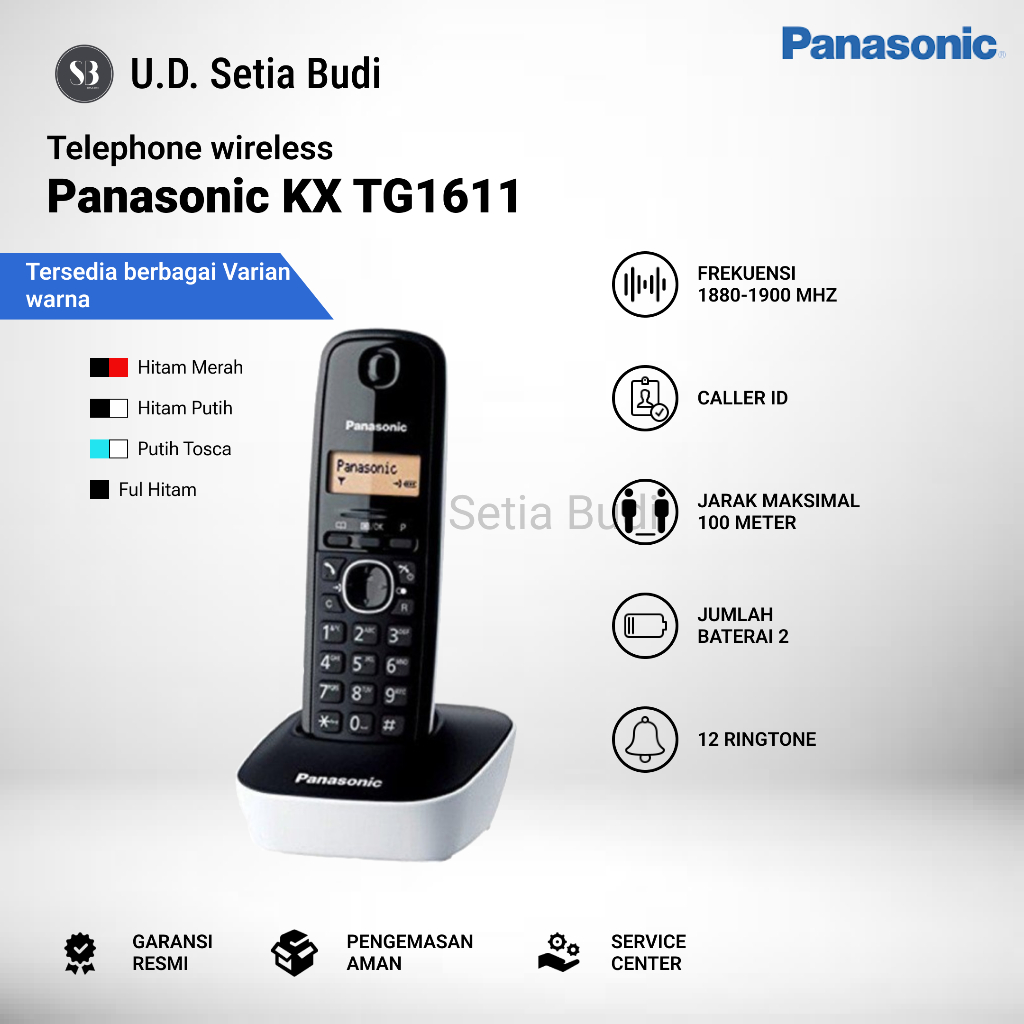 Jual Telephone Wireless Panasonic KX-TG1611 | Shopee Indonesia