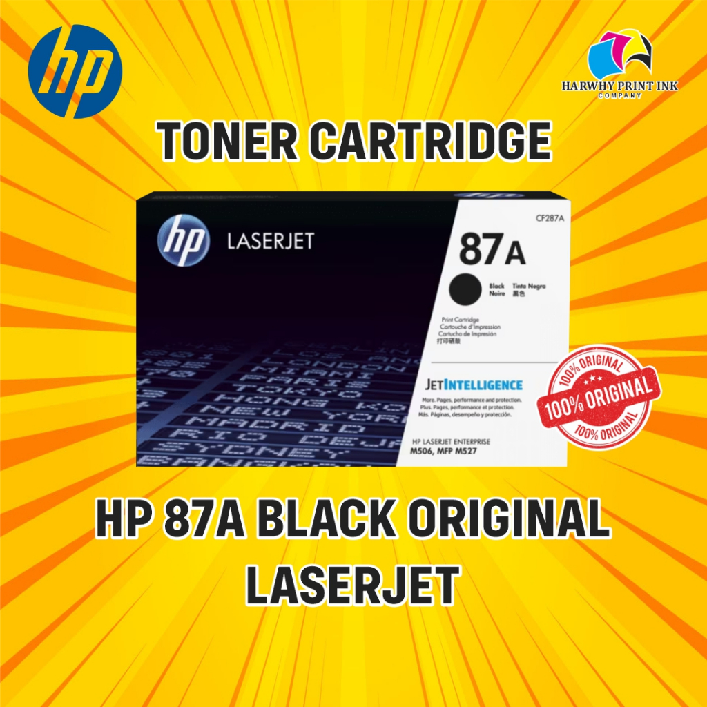 Jual TONER HP 87A BLACK ORIGINAL | Shopee Indonesia