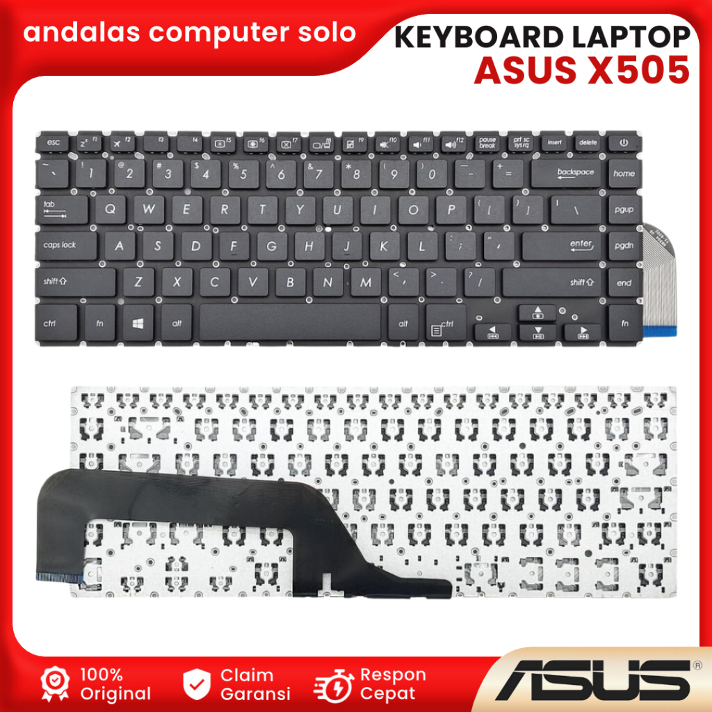 Jual Keyboard Laptop Asus X505 X505B X505BA X505Z X505ZA X505 Series ...