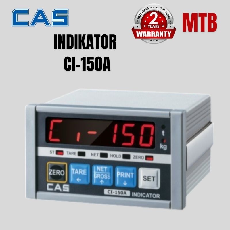 Jual CAS indikator CI-150A plus analog 4-20MA/indikator ci150a (MTB ...