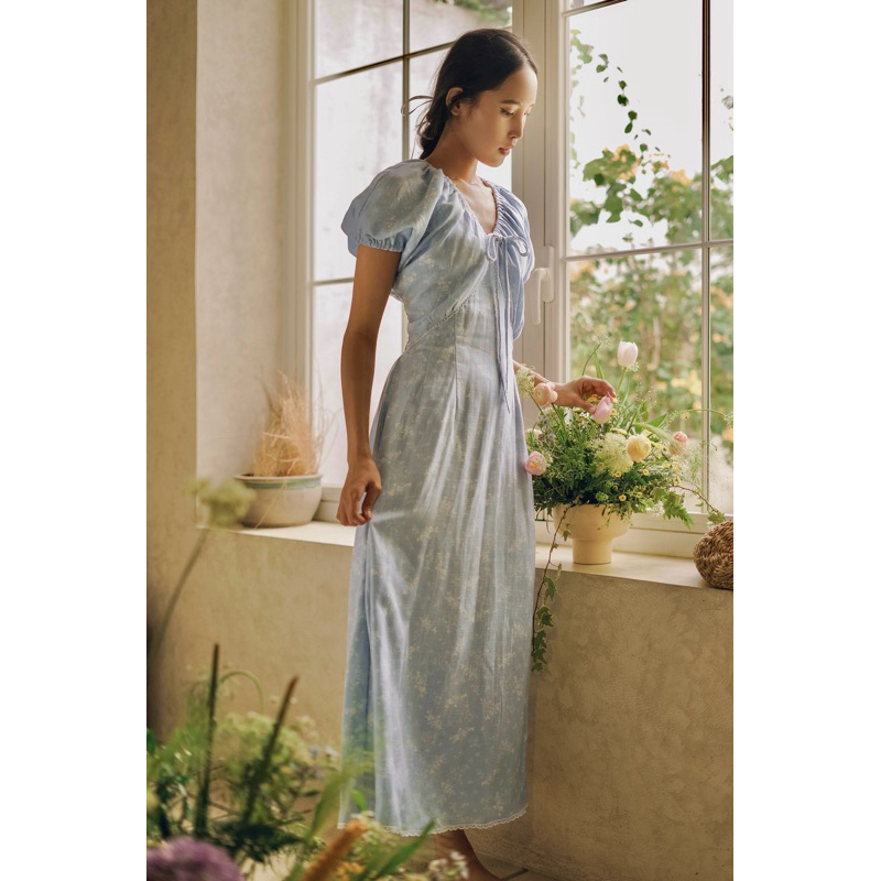 Jual LE BIJOU X ADIELLA -OPHELIA MIDI DRESS | Shopee Indonesia
