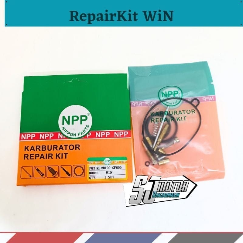 Jual RepairKit Carburator Rifarkit Komponen Isi Karburator NPP Honda Win | Shopee Indonesia